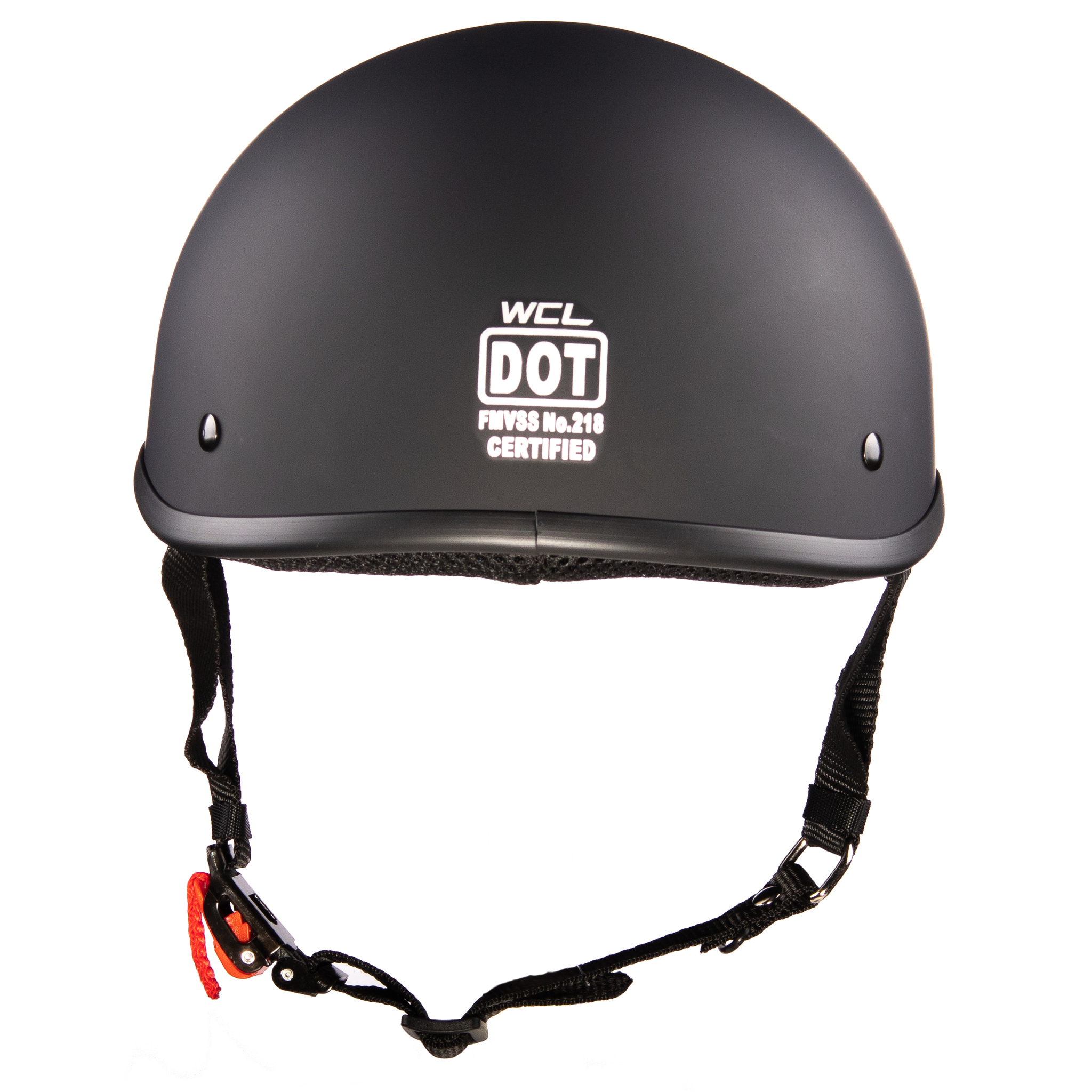 WCL Lightest and Smallest DOT Beanie Motorcycle Half Helmet - Matte ...