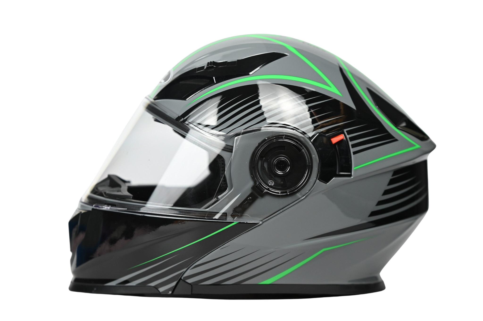 WCL Modular Full Face Motorcycle Helmet with Double Lens Visor - Gloss ...