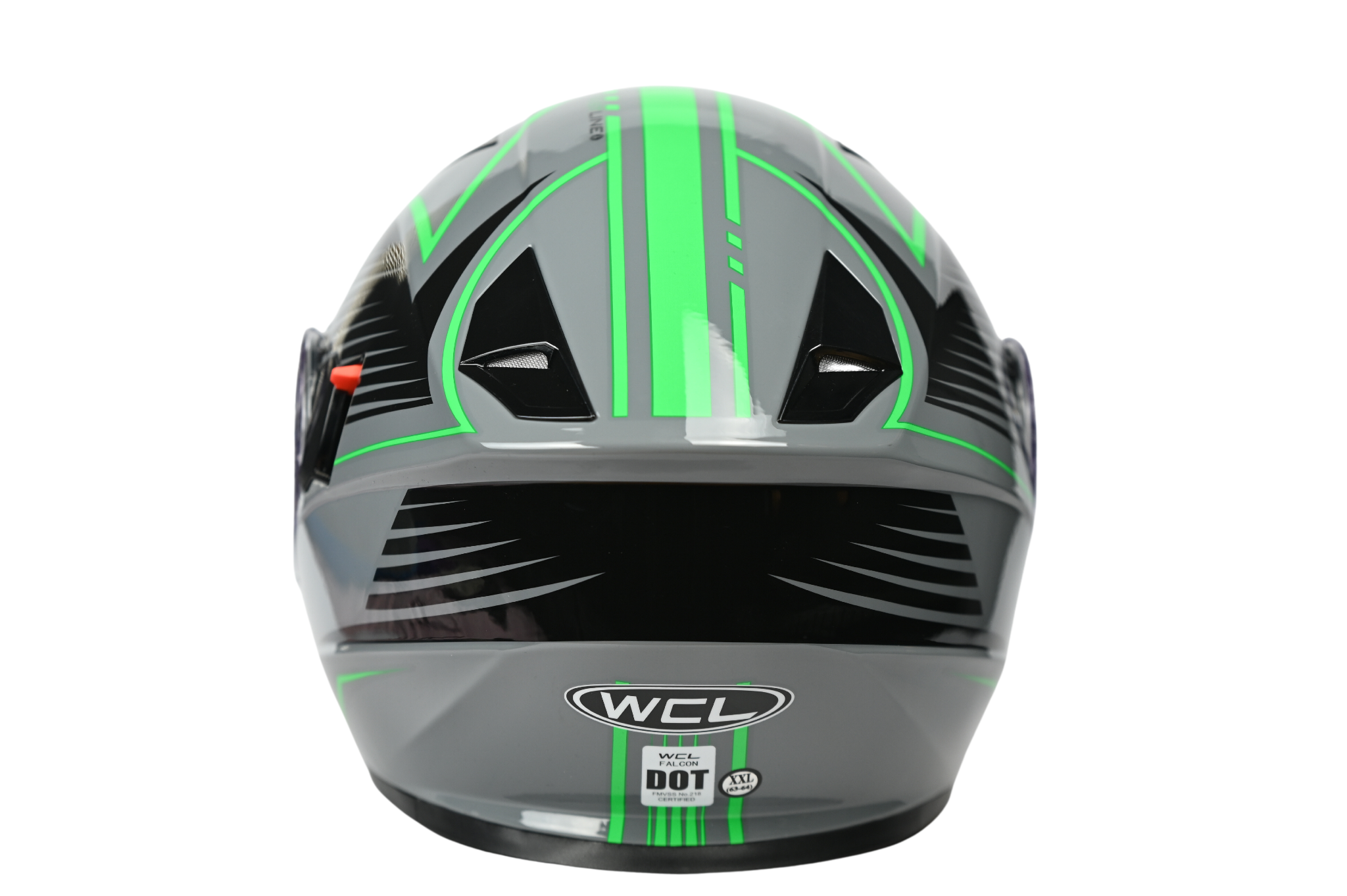 WCL Modular Full Face Motorcycle Helmet with Double Lens Visor - Gloss ...