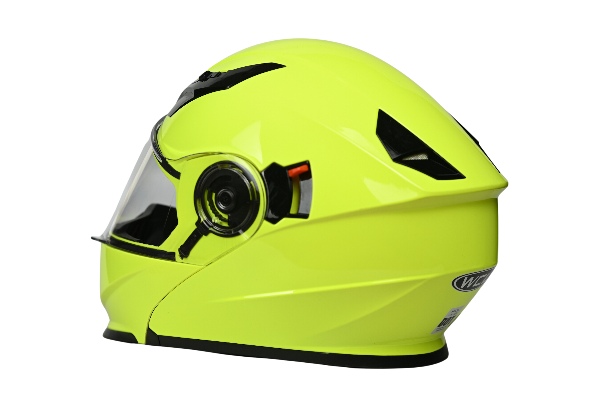 WCL Modular Full Face Motorcycle Helmet with Double Lens Visor - Gloss ...