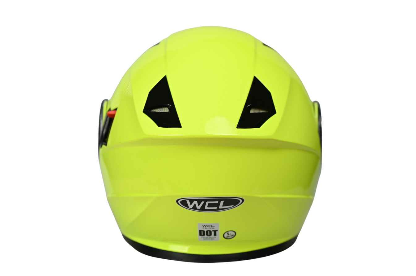 WCL Modular Full Face Motorcycle Helmet with Double Lens Visor - Gloss ...
